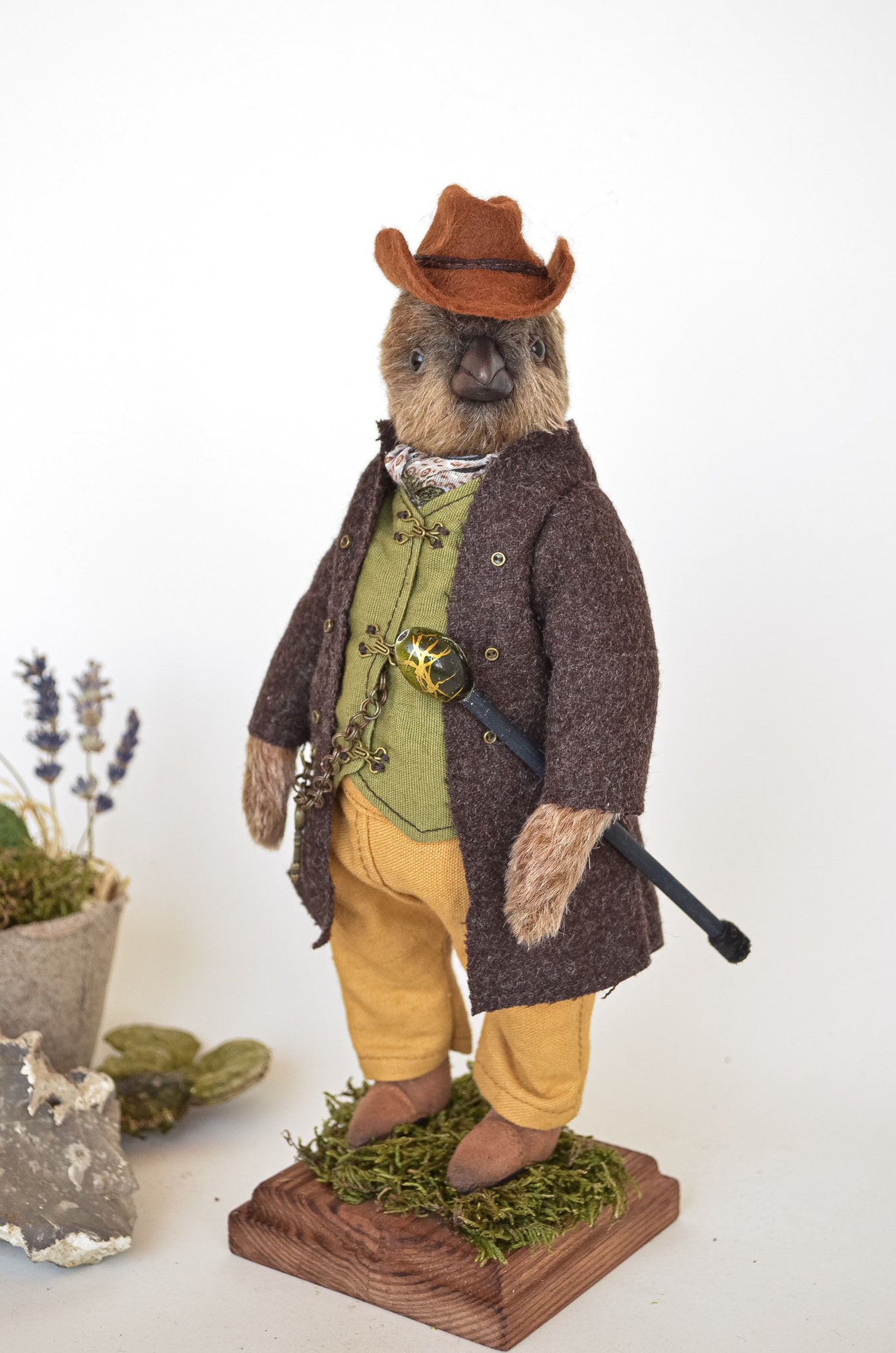 Artist Teddy Bear Toy Artist Sparrow Bird Toy Teddy Bird Artist Stuffed ...