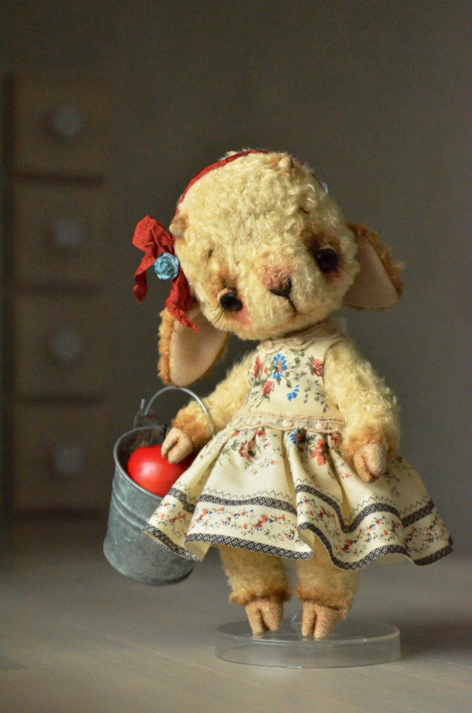 Pdf sewing pattern download lamb teddy toy artist teddy bear | Etsy