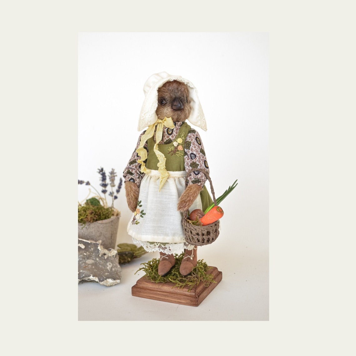 Artist Teddy Bear Toy Artist Sparrow Bird Toy Teddy Bird - Etsy