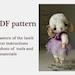 Teddy Bunny Sewing Tutorial Stuffed Animal Sewing Tutorial Teddy Sewing ...