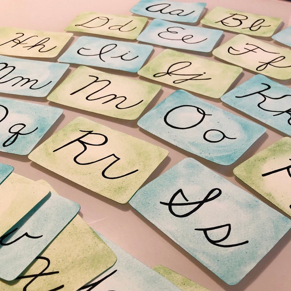 Cursive Alphabet - Etsy