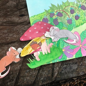 The Town Mouse and the Country Mouse Storytelling Set, Paper Dolls ...
