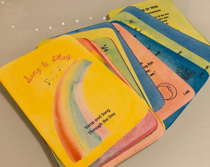 Waldorf Inspired Seasons Cards Digital Download Printable Spring Summer ...