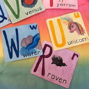 Alphabet Deck/ Magical Child Alphabet Storytelling Deck, Printable ...