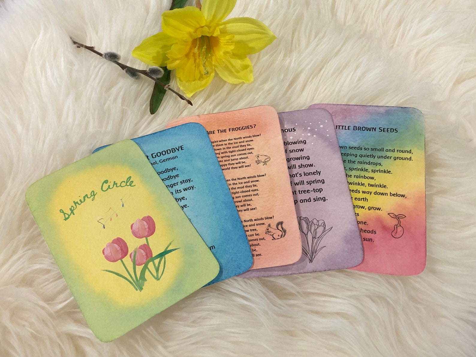 Waldorf Spring Circle Time Seasonal Circle Time Seasonal - Etsy