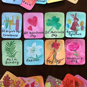 Calendar Add-on/ Waldorf Festival Cards/ Waldorf Festival CARDS ONLY ...