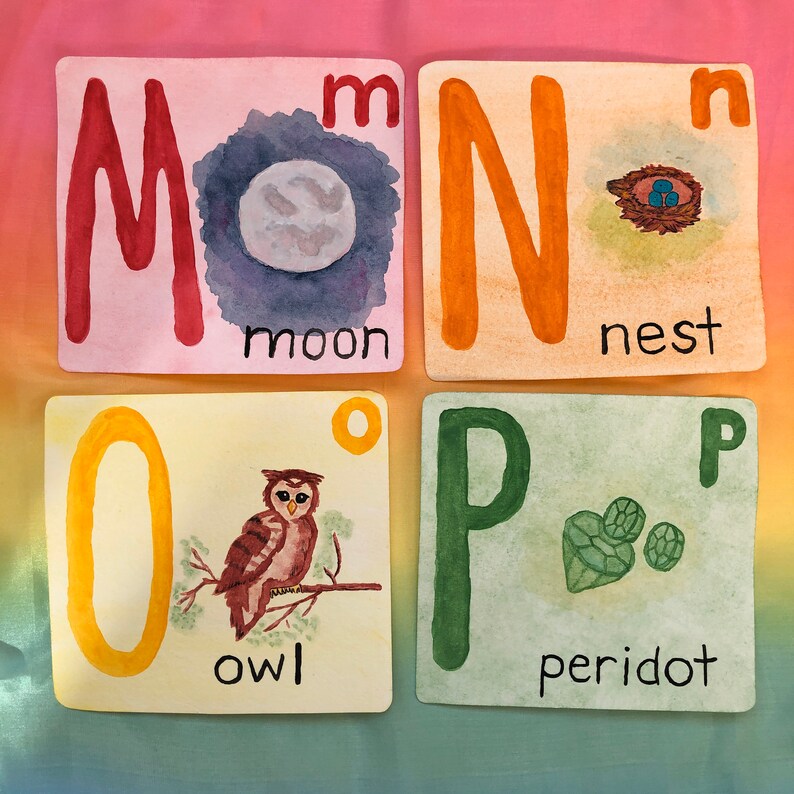 Alphabet Deck/ Magical Child Alphabet Storytelling Deck | Etsy