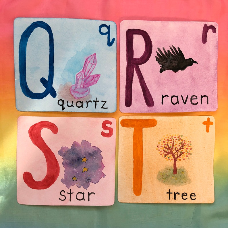 Alphabet Deck/ Magical Child Alphabet Storytelling Deck | Etsy