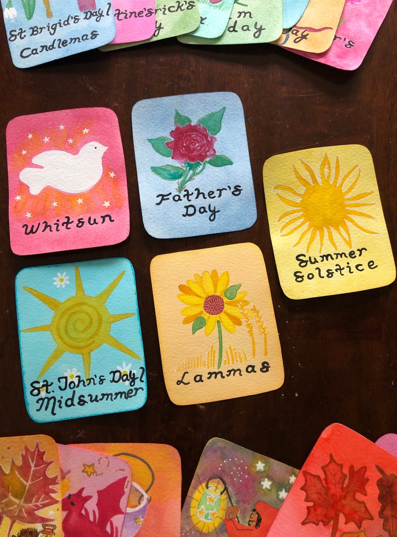 Calendar Add-on/ Waldorf Festival Cards/ Waldorf Festival CARDS ONLY ...