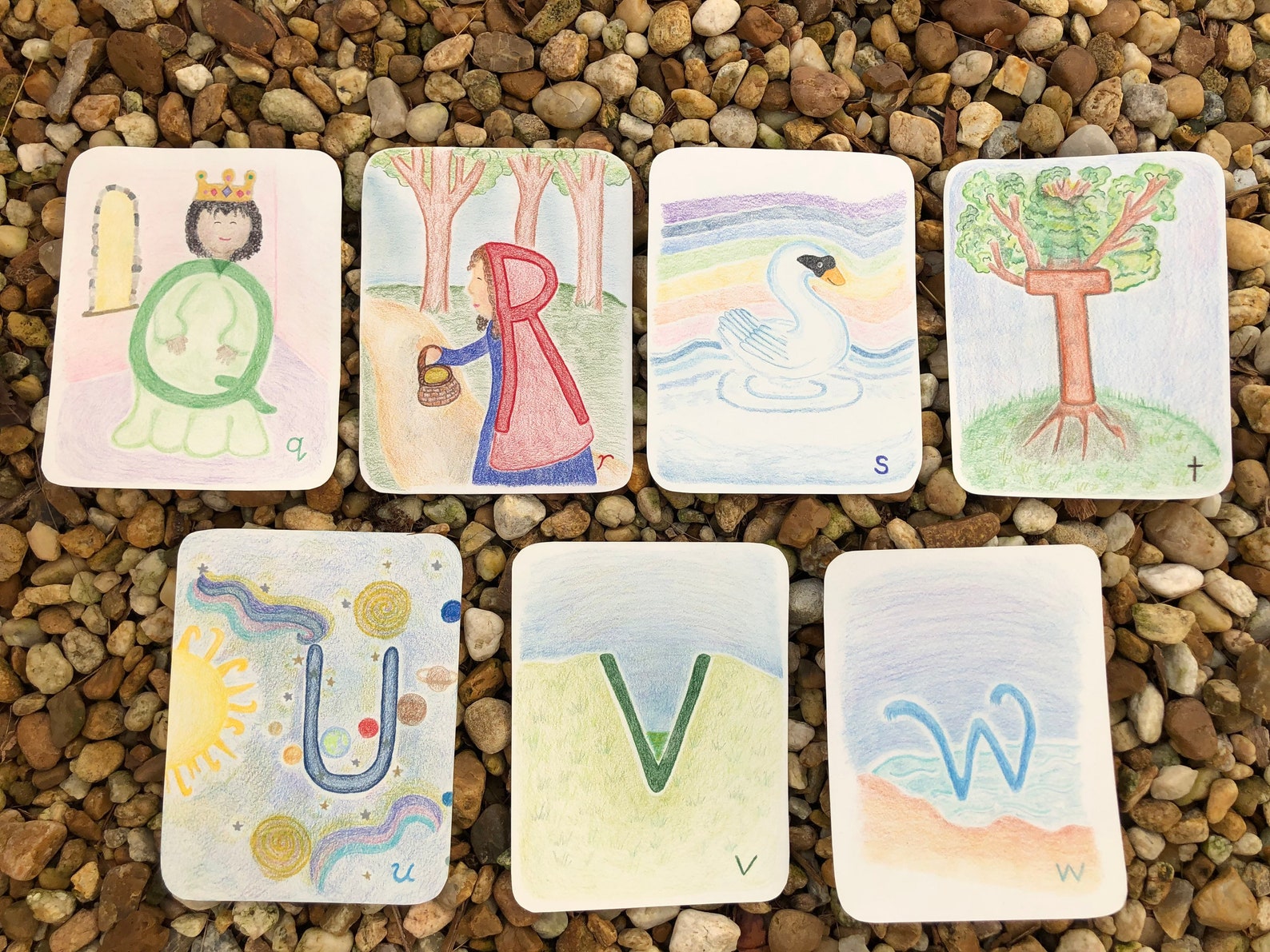 Digital Waldorf Alphabet Deck Fairy Tale Alphabet Deck - Etsy Australia