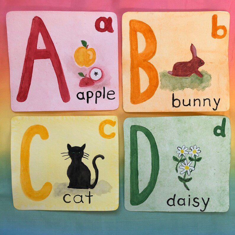 Alphabet Deck/ Magical Child Alphabet Storytelling Deck | Etsy