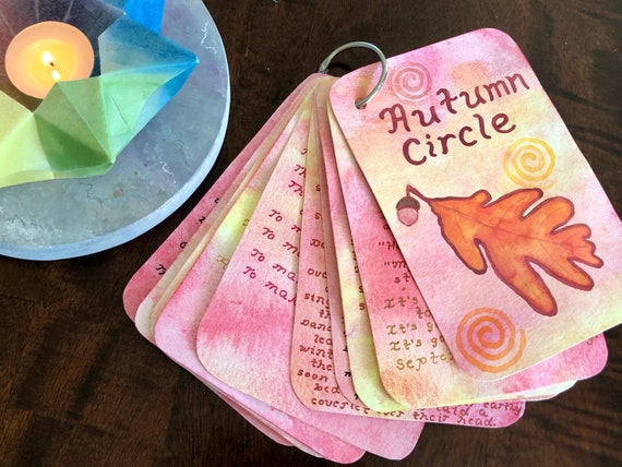 Waldorf Autumn Circle Time Seasonal Circle Time Seasonal | Etsy