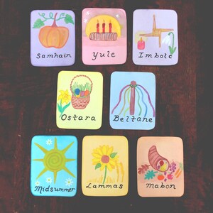 Calendar Add-on/ Wheel of the Year Calendar Cards/ Wheel of the Year ...