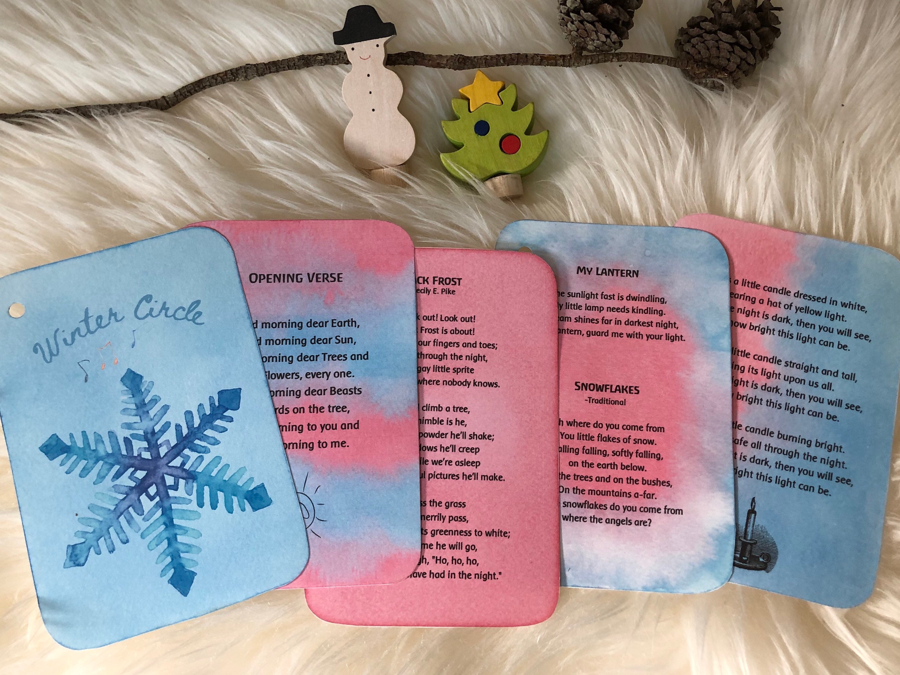 Waldorf Winter Circle Time Seasonal Circle Time Seasonal - Etsy