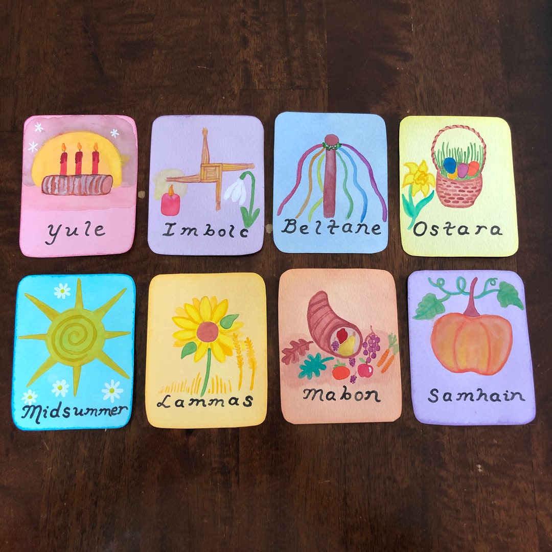 Calendar Add-on/ Wheel of the Year Calendar Cards/ Wheel of the Year ...