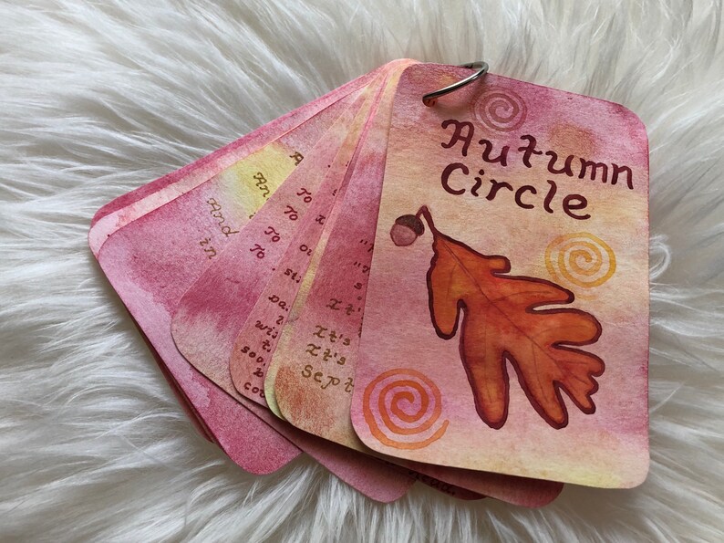 Waldorf Autumn Circle Time Seasonal Circle Time Seasonal | Etsy