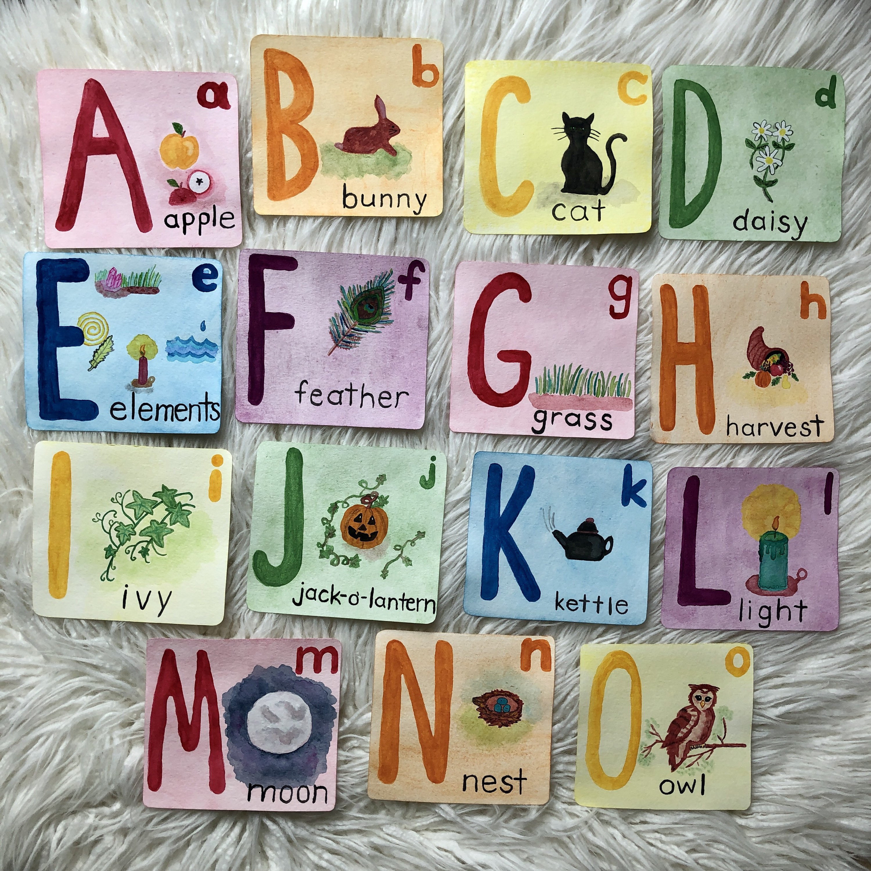 Alphabet Deck/ Magical Child Alphabet Storytelling Deck | Etsy