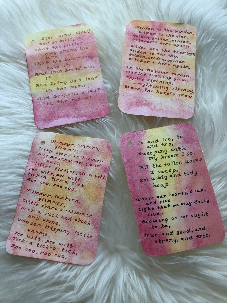 Waldorf Autumn Circle Time Seasonal Circle Time Seasonal | Etsy