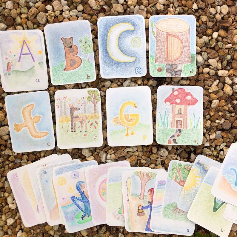 Digital Waldorf Alphabet Deck Fairy Tale Alphabet Deck - Etsy