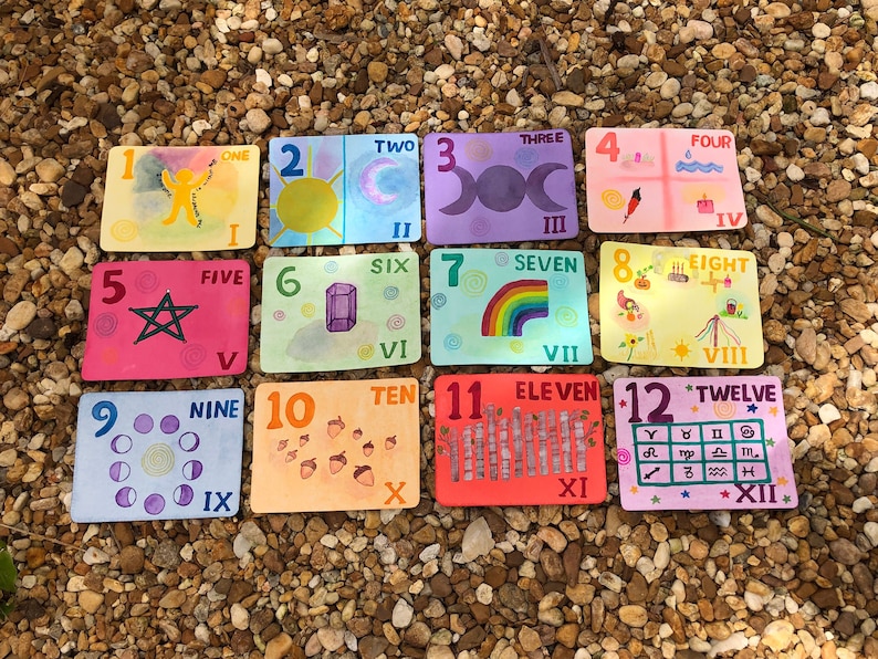 Quality of Numbers Deck/ Waldorf Numbers Deck/ Waldorf Homeschool - Etsy
