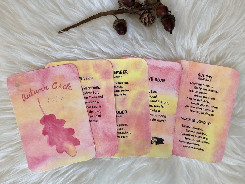 Waldorf Autumn Circle Time Seasonal Circle Time Seasonal - Etsy