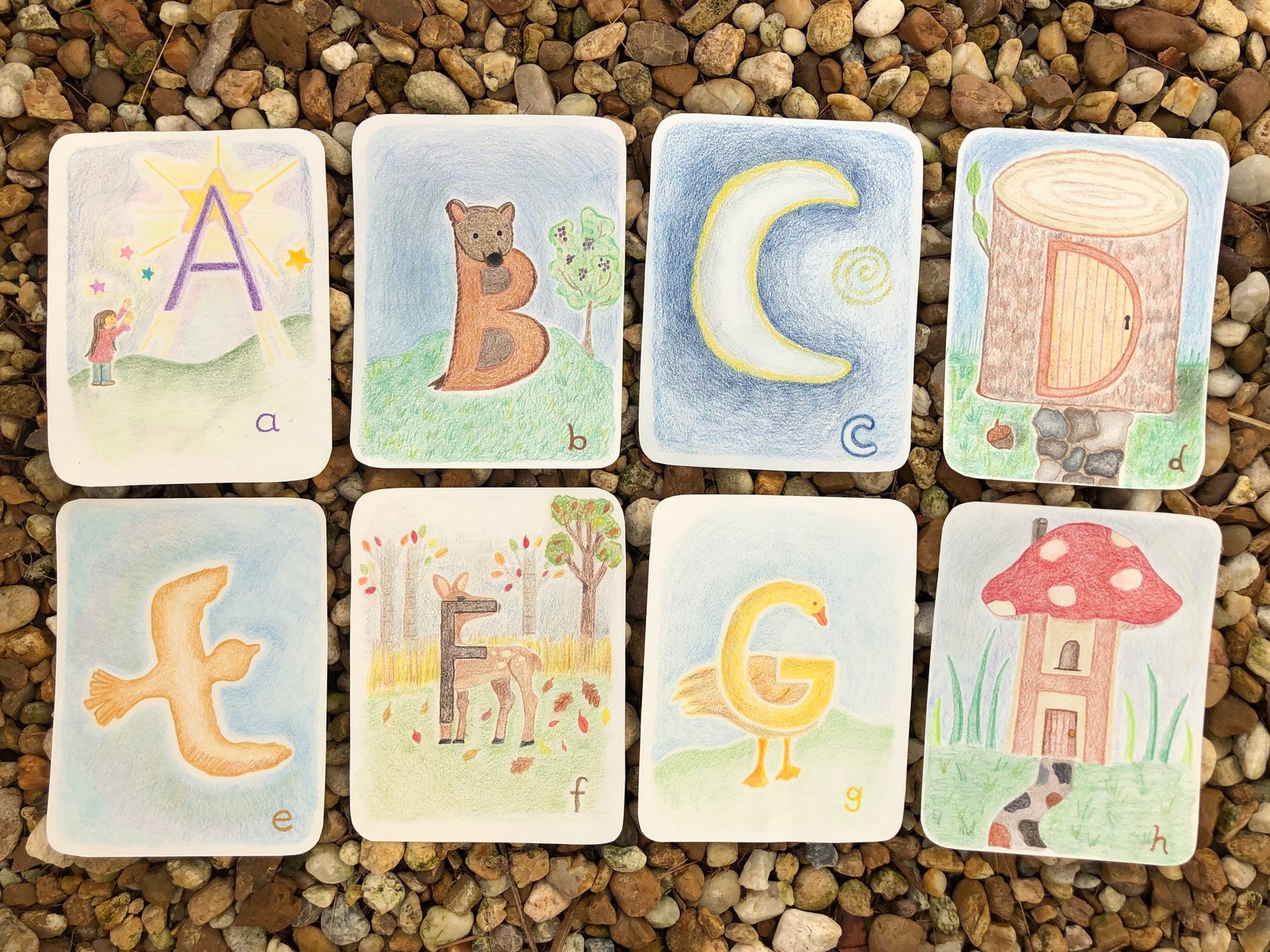 Digital Waldorf Alphabet Deck Fairy Tale Alphabet Deck - Etsy