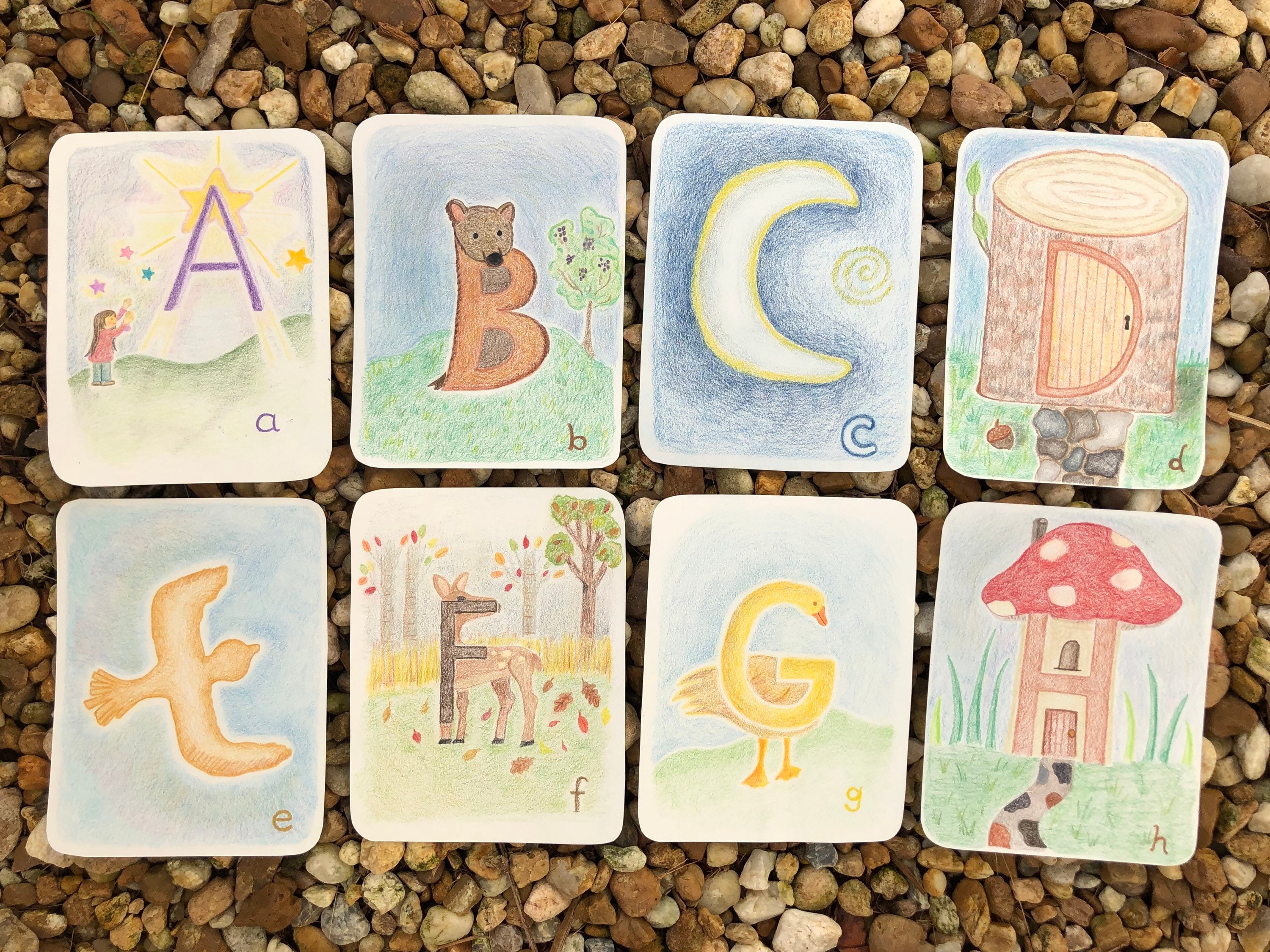 Digital Waldorf Alphabet Deck Fairy Tale Alphabet Deck - Etsy Australia
