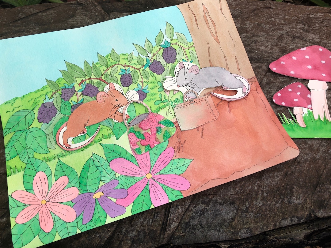 The Town Mouse and the Country Mouse Storytelling Set, Paper Dolls ...