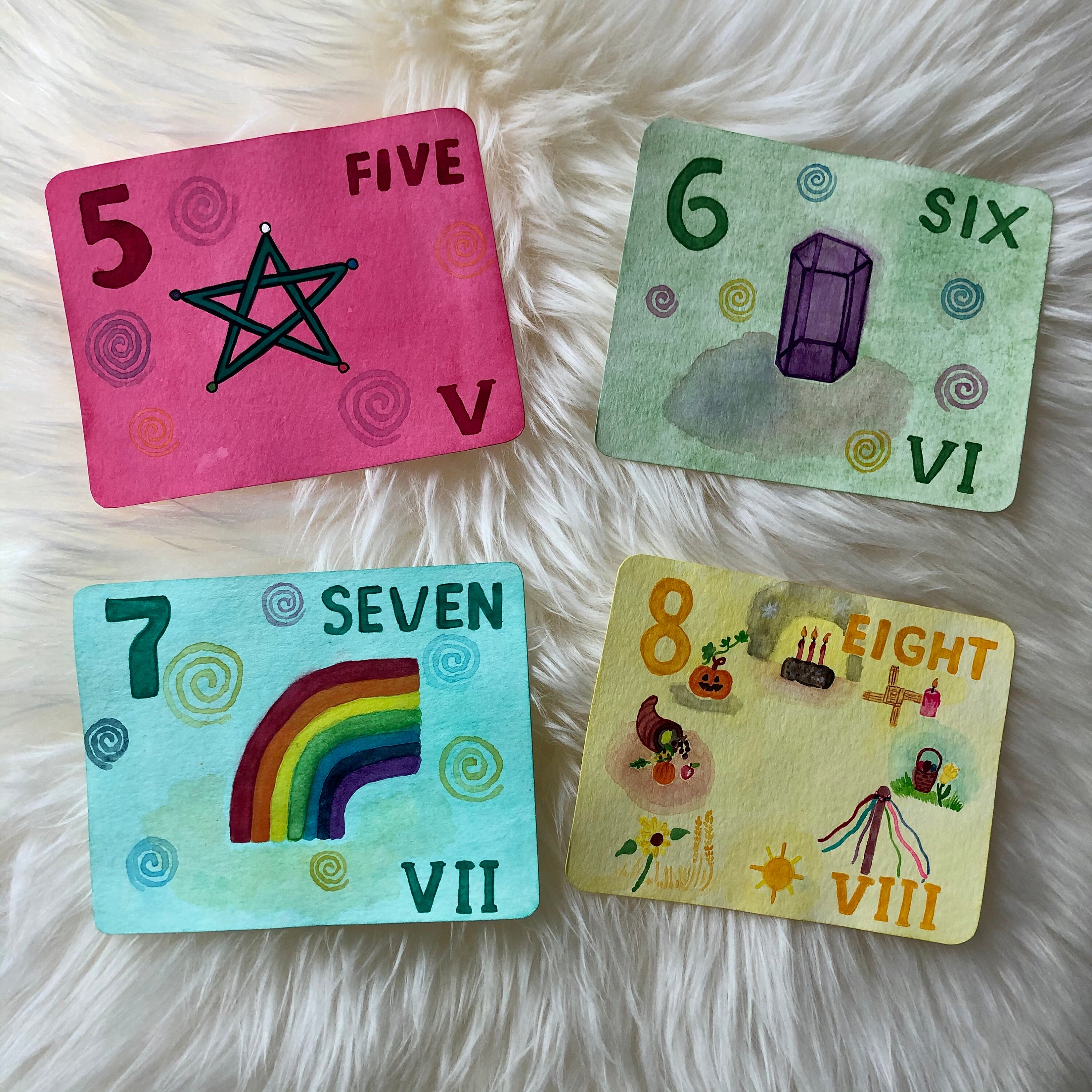Quality of Numbers Deck/ Magical Child Numbers Deck/ Waldorf Numbers ...