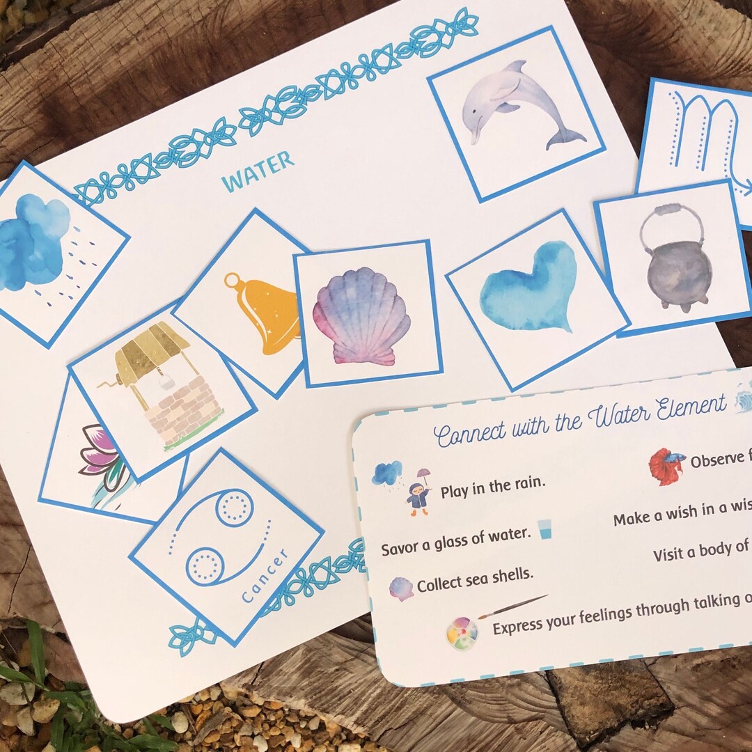 Four Elements Matching Activity - Etsy