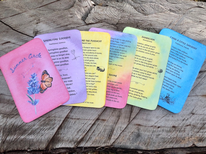 Waldorf Summer Circle Time, Seasonal Circle Time, Seasonal Verses ...