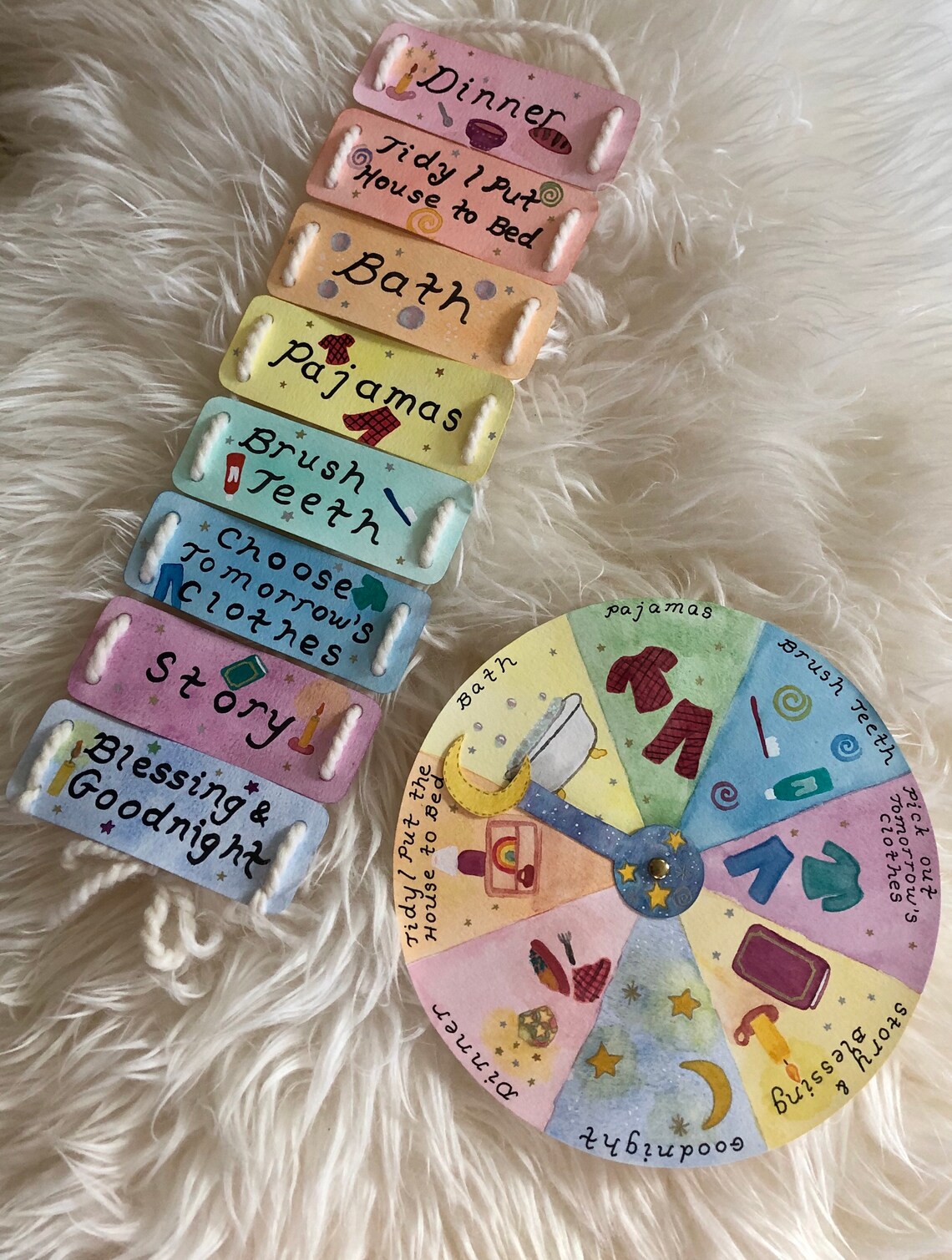 Bedtime Rhythm Bundle Bedtime Rhythm Wheel Bedtime Rhythm | Etsy