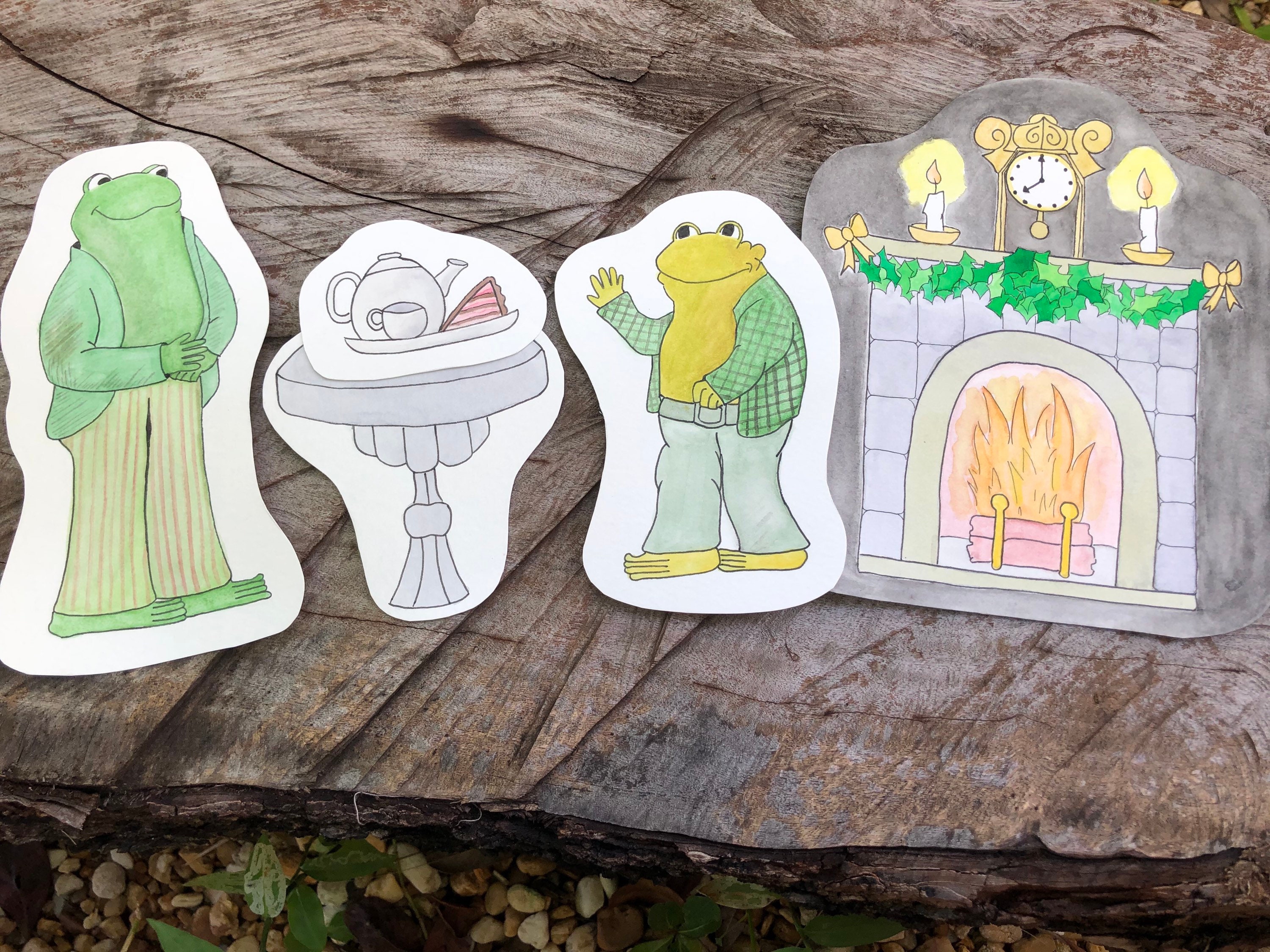 Frog and Toad Storytelling Puppets | Etsy
