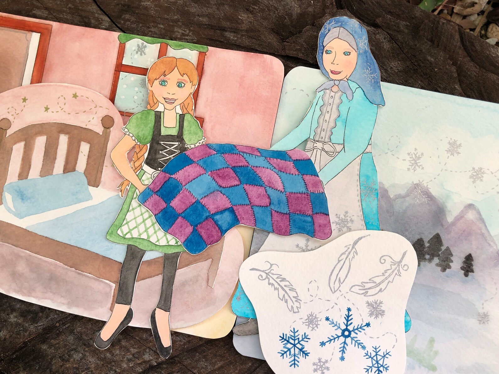 Mother Holle Storytelling Puppets - Etsy