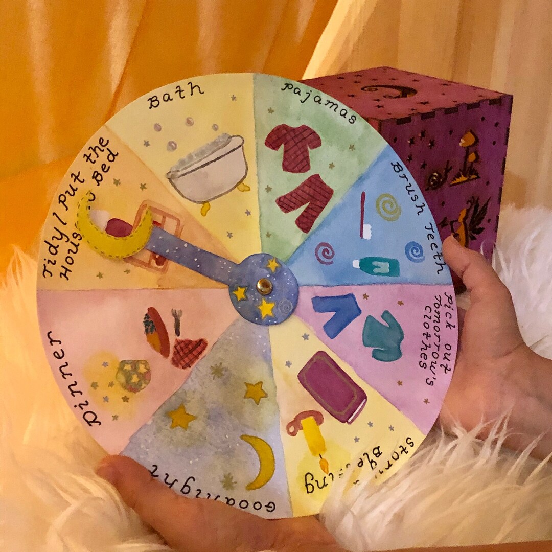 Bedtime Rhythm Wheel, Waldorf Home, Early Childhood, Back to School ...