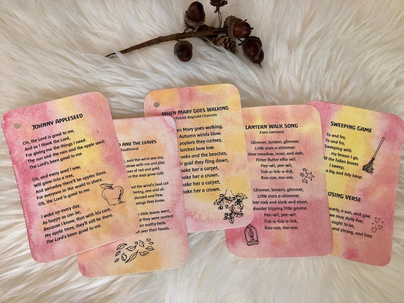 Waldorf Autumn Circle Time Seasonal Circle Time Seasonal - Etsy