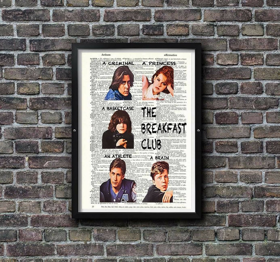 The Breakfast Club Stereotypes Art Print - Etsy