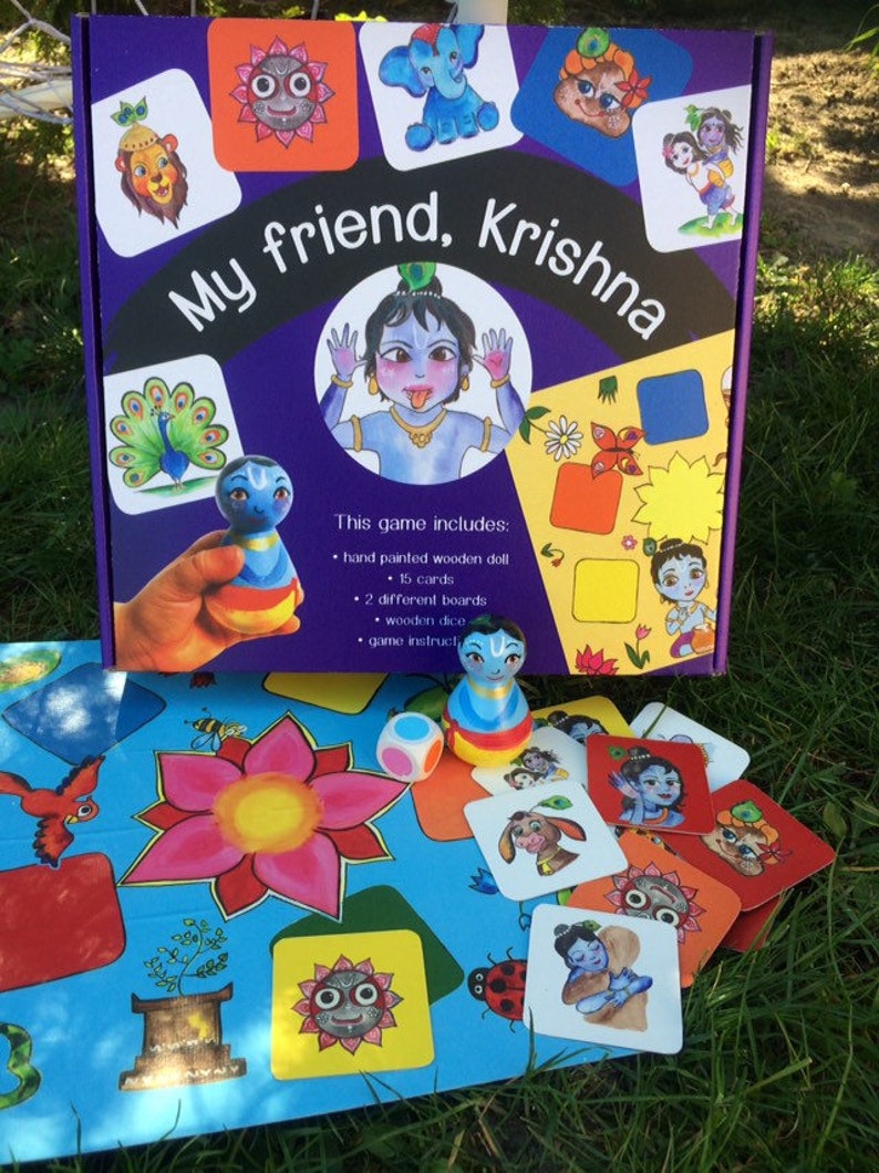 My Friend, Krishna - New Vaishnava Game for Little Devotee, Board Game ...