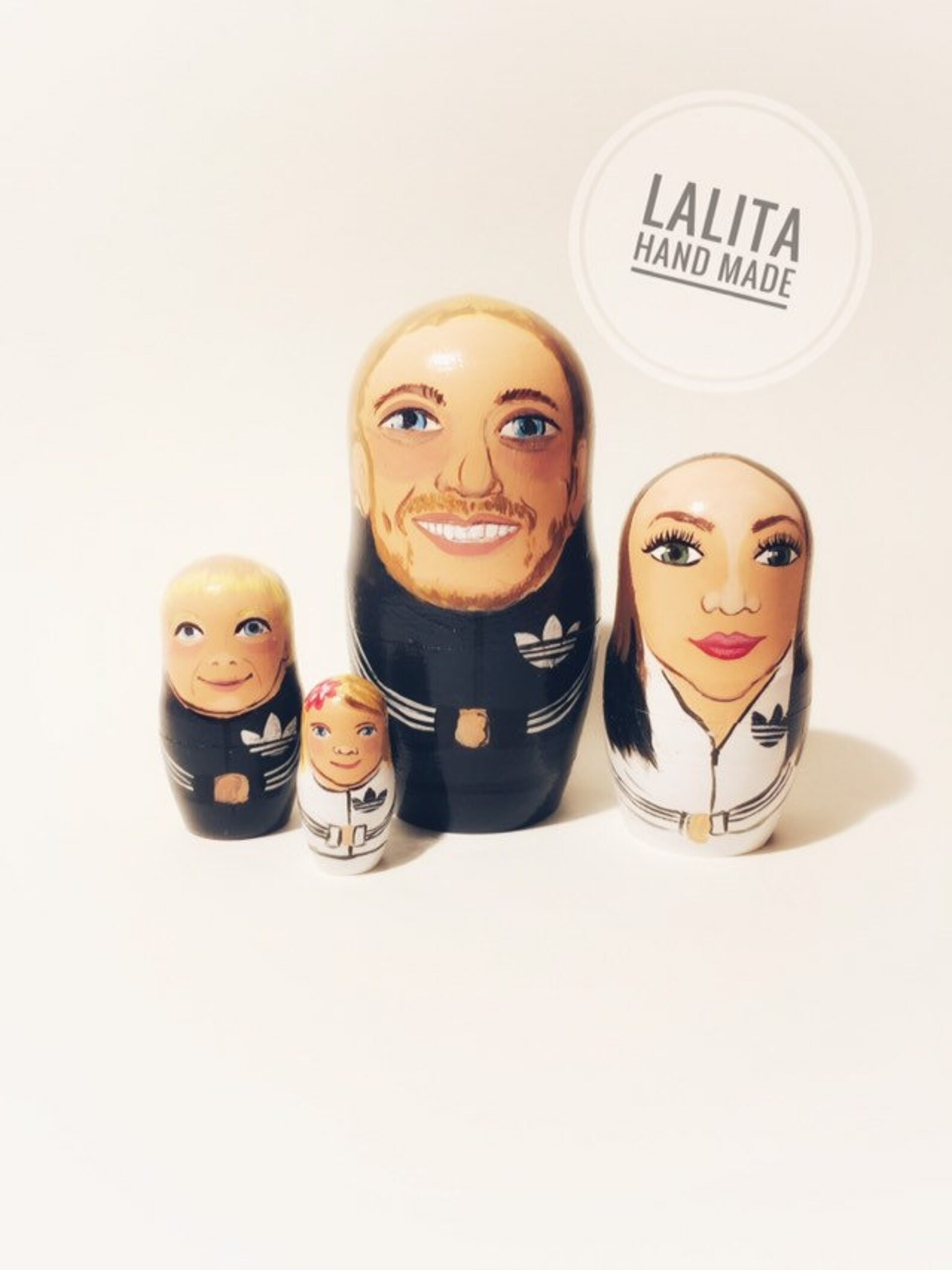Corporate Gift Custom Portrait Personalised Nesting Doll | Etsy