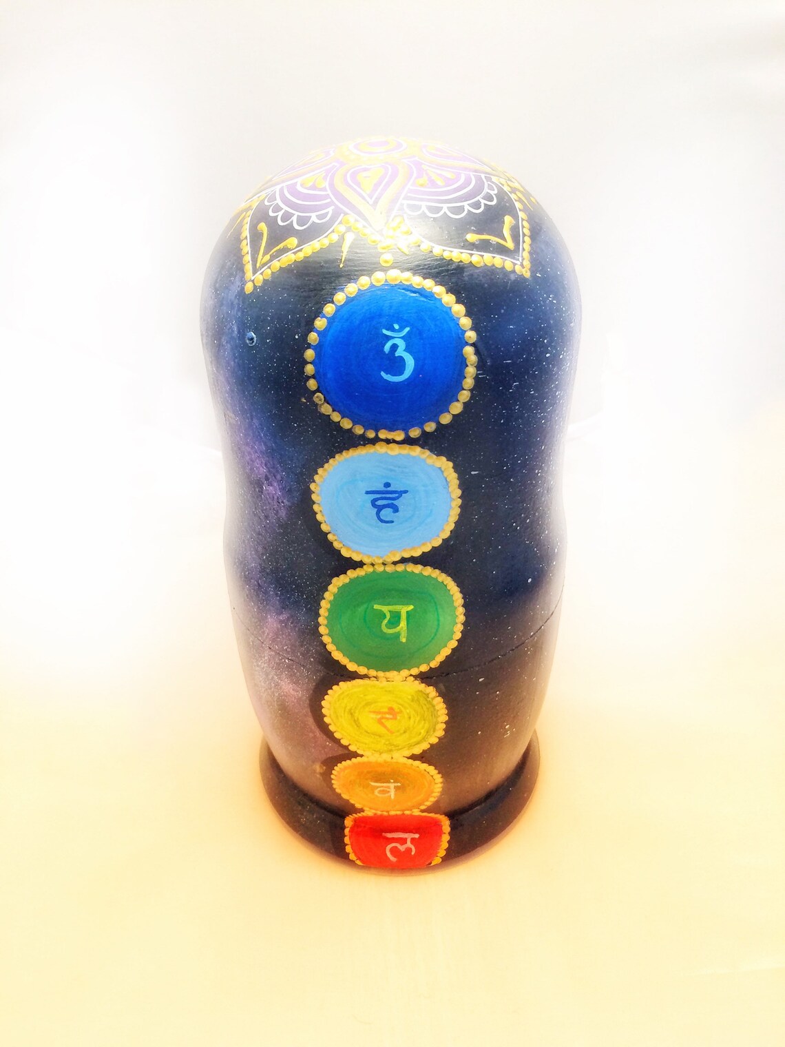 7 Chakras Rainbow Nesting Dolls Set - Etsy