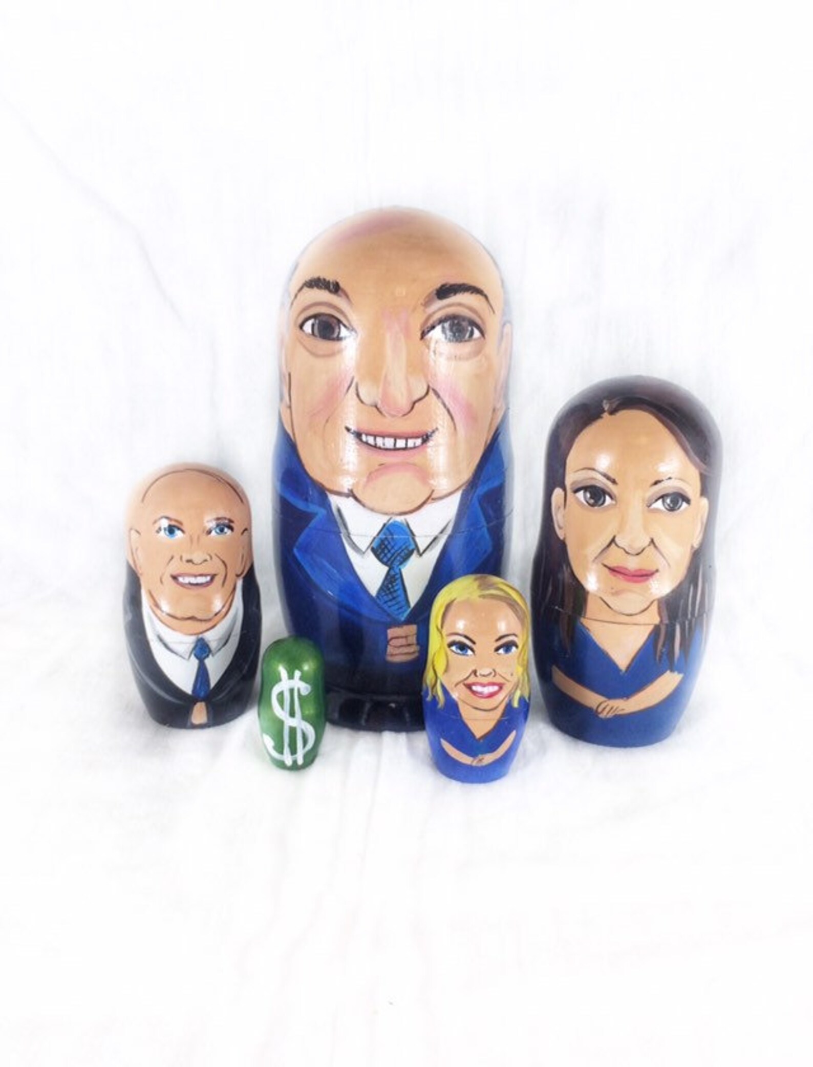 Corporate Gift Custom Portrait Personalised Nesting Doll | Etsy