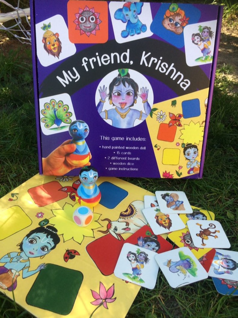 My Friend, Krishna - New Vaishnava Game for Little Devotee, Board Game ...