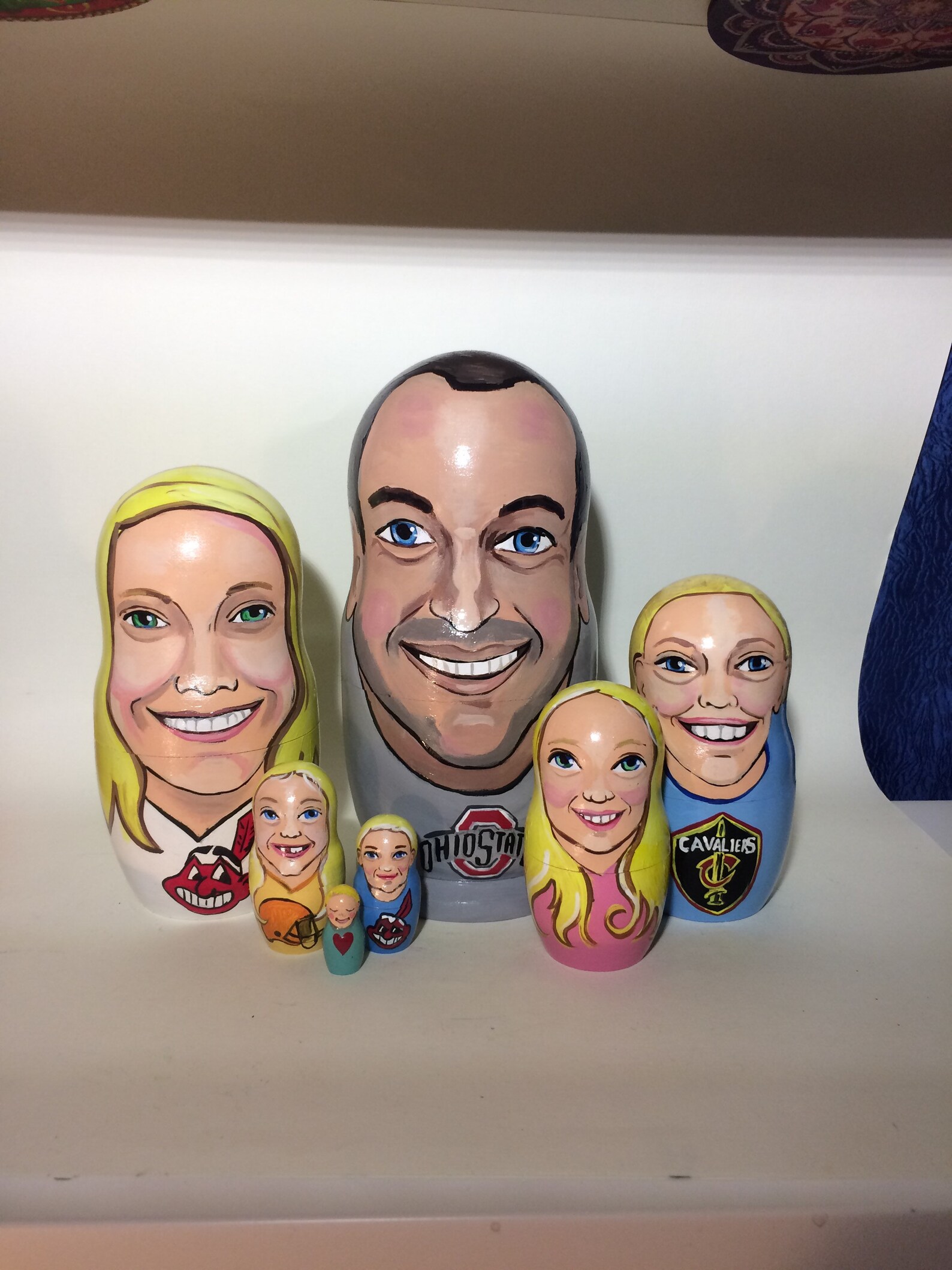 Corporate Gift Custom Portrait Personalised Nesting Doll - Etsy