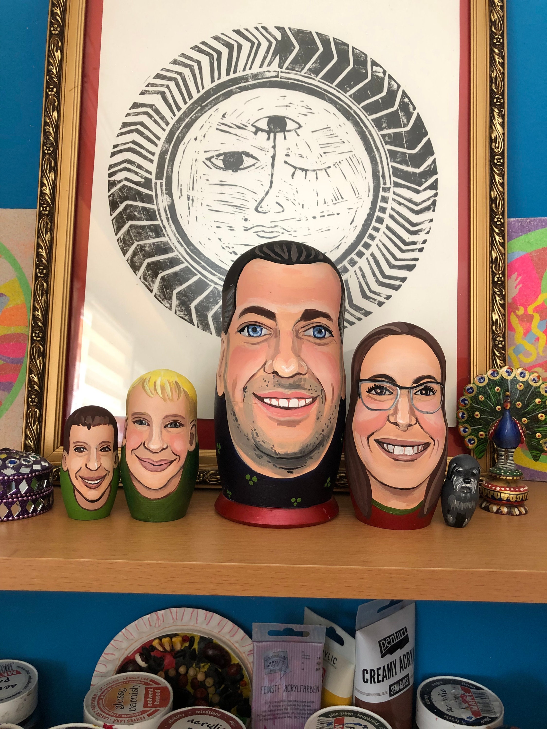 Corporate Gift Custom Portrait Personalised Nesting Doll - Etsy