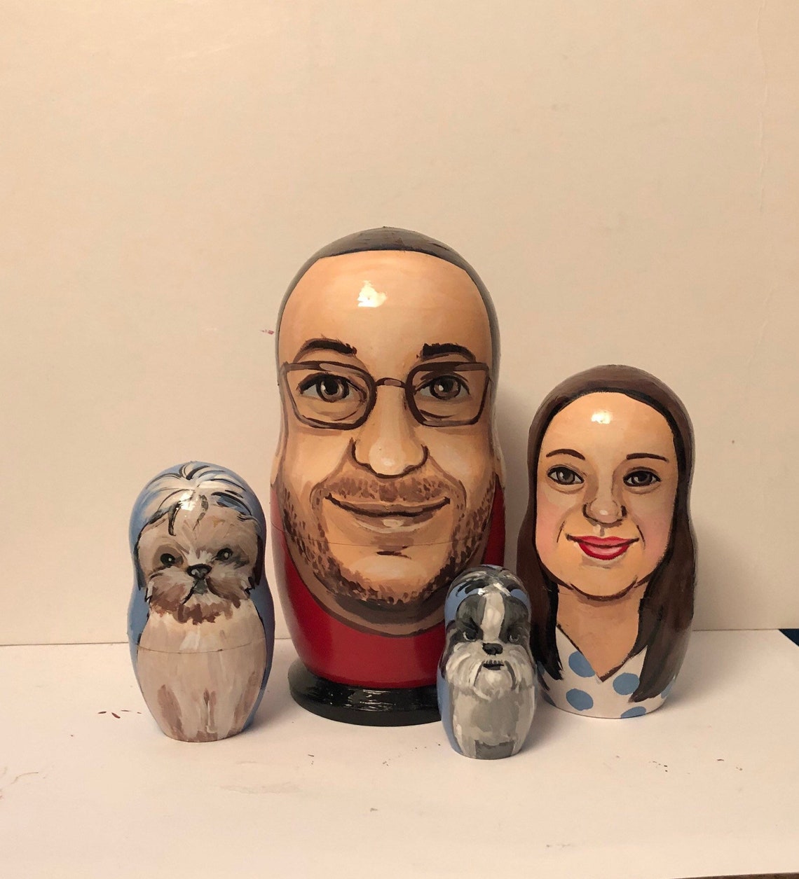 Corporate Gift Custom Portrait Personalised Nesting Doll - Etsy
