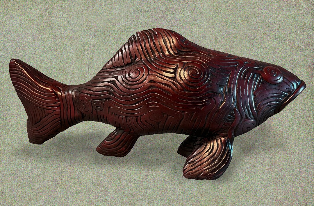 Fish Sculpture. Modeled After Reluctant Red Snapper. - Etsy