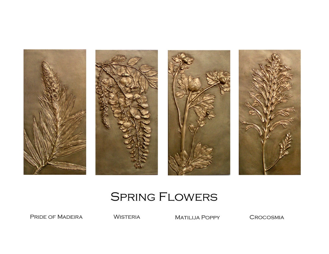 Spring Flower Wall Panels - Etsy