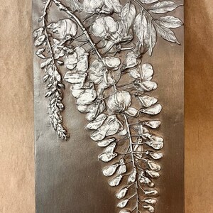 Wisteria Flower 6" X 12" Wall Panel - Etsy
