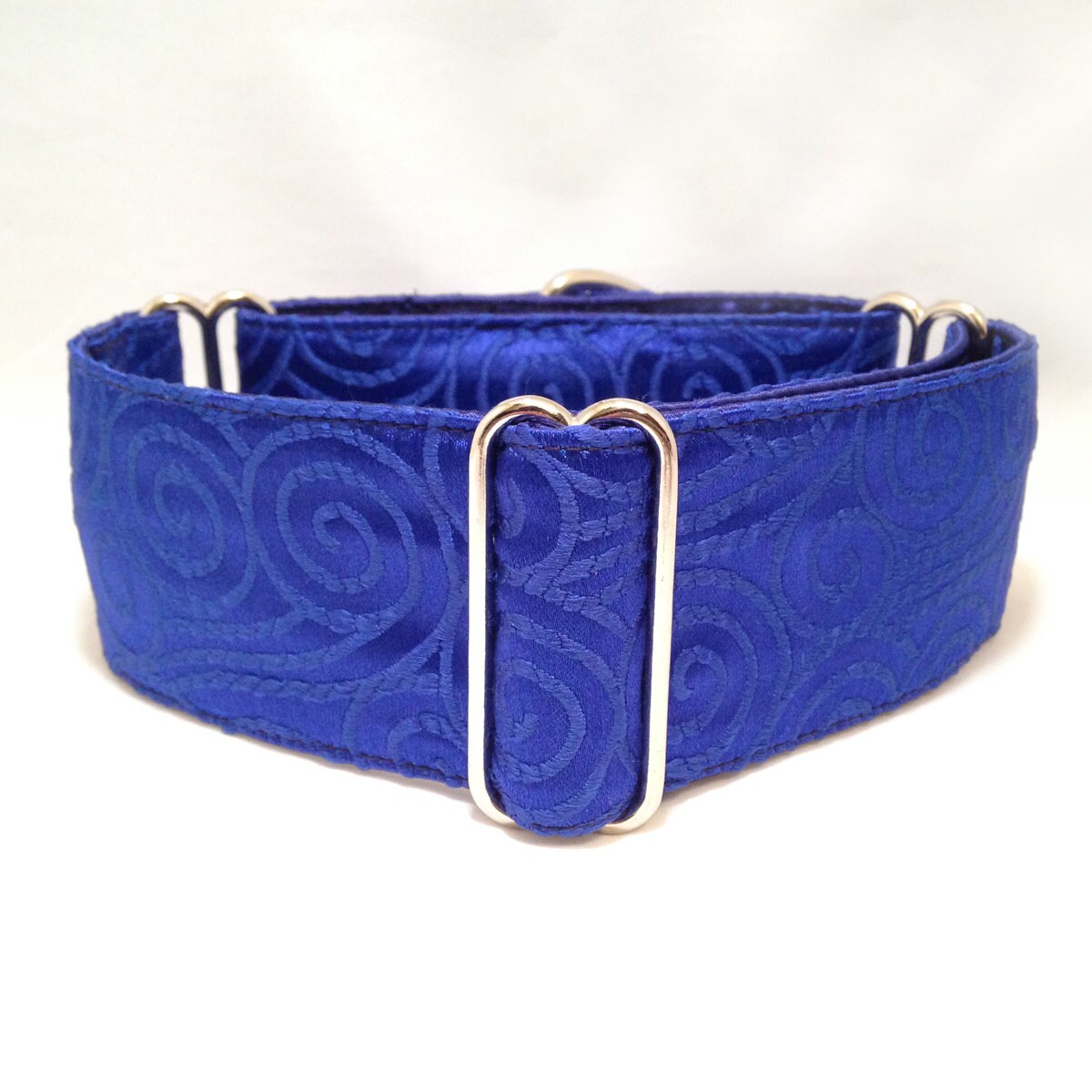 1.5 Inch or 2 Inch Martingale Collar Cobalt Blue Swirls - Etsy