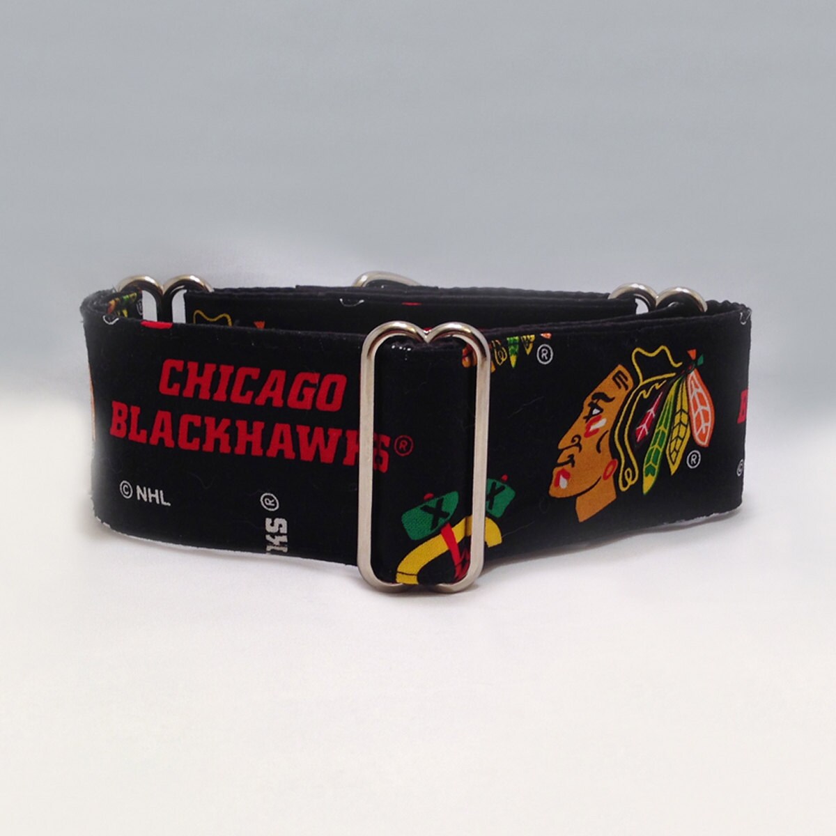 2 inch Martingale Collar NHL Chicago Blackhawks Fabric | Etsy